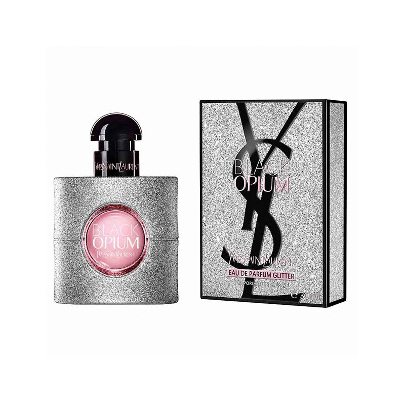 Парфюмерная вода для женщин Yves Saint Laurent Black Opium Glitter 30 мл / Духи Ив Сен Лоран Блэк Опиум Глиттер