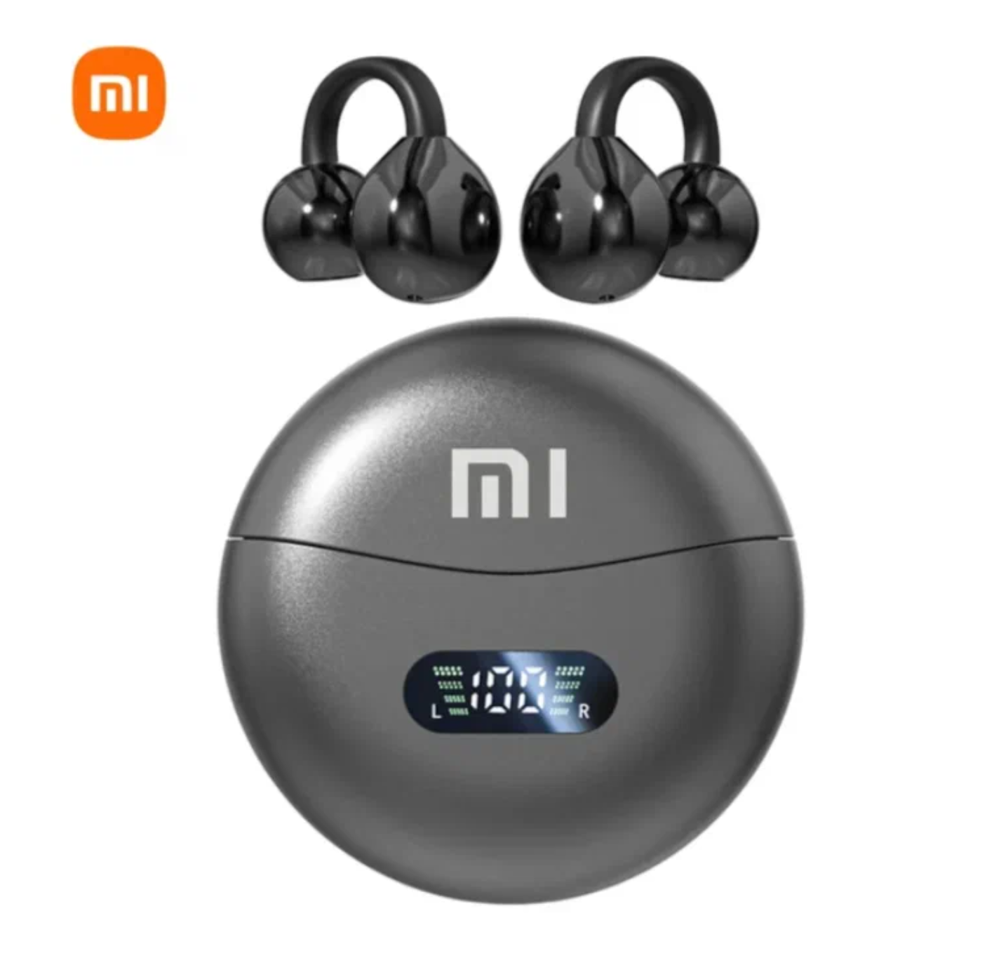 Беспроводные TWS-наушники Xiaomi M79 с костной проводимостью, Bluetooth 5.4, Grey Pearl, серый