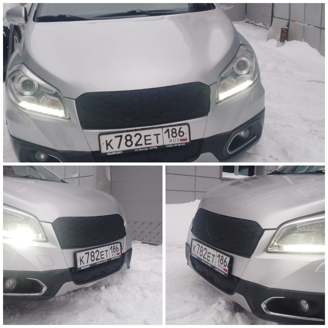 Утеплитель радиатора Экономия топлива Suzuki SX4 Сузуки СХ4(2013 -2016) II (S-Cross)