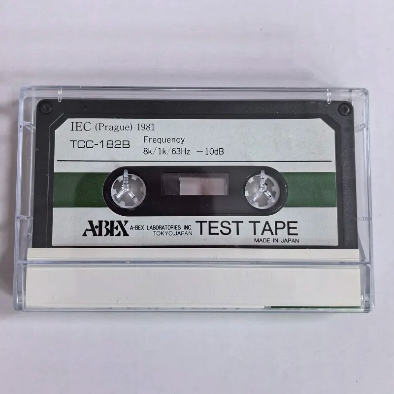 Тестовая лента ABEX TCC-182B 8к/1к/63Гц-10 дБ