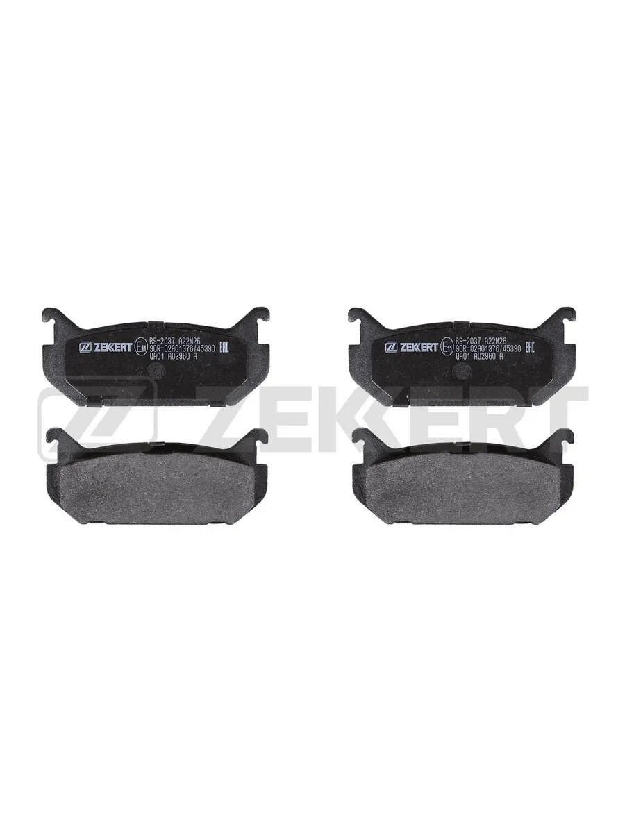 Колодки тормозные для а/м Mazda 626 IV 91- 626 V 97- MX-6, арт. BS2037