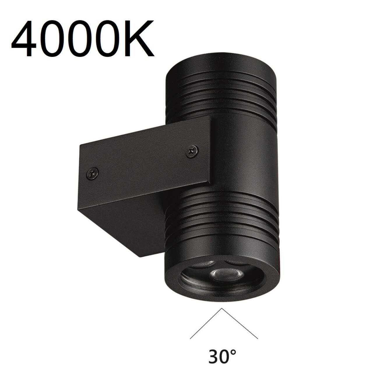 ODEON LIGHT 6648/12WL NATURE ODL24 725 черный/металл Фасадный светильник IP67 LED 12W 4000K AC85-265V STIMA