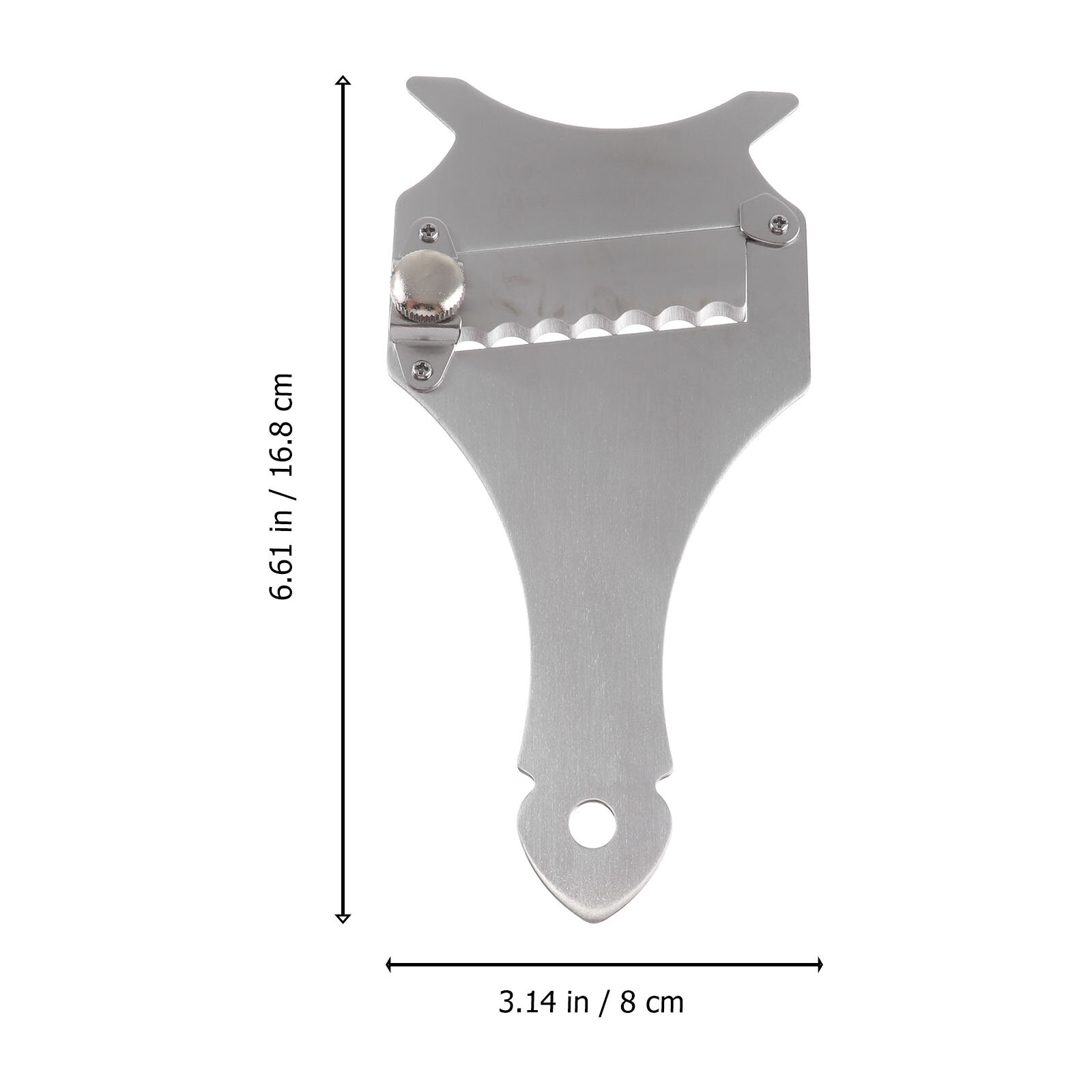 2 Шт Инструмент Для Трюфелей С Аjustировкой Толщины Из Нержавеющей Стали 16.8*8Cm