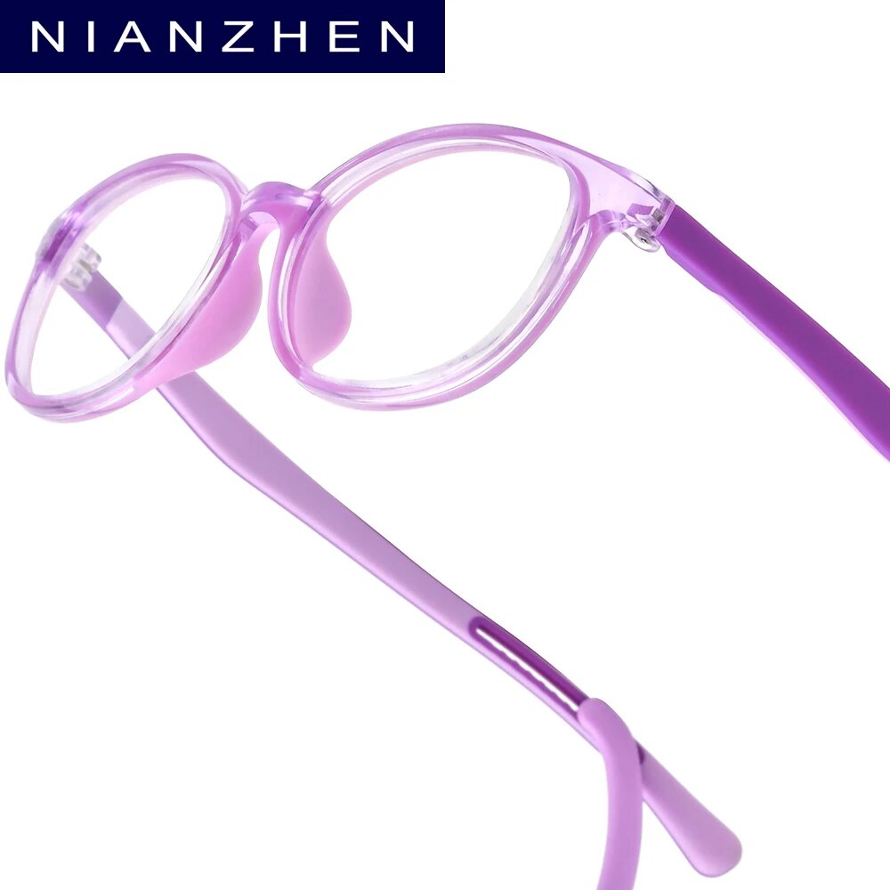 FONEX NIANZHEN TR90 детские очки Clear Purple C8, Фиолетовый