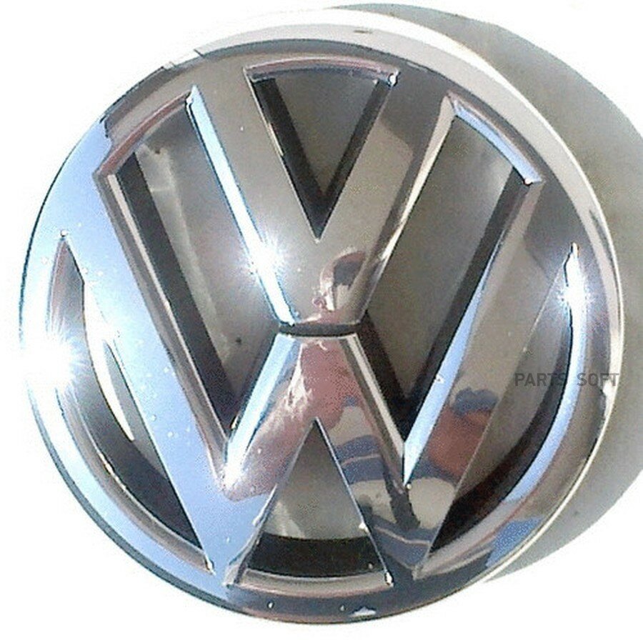 Эмблема VW чёрный глянцевый полированный от официального дистрибьютора, VAG, артикул 6C0853600FOD
