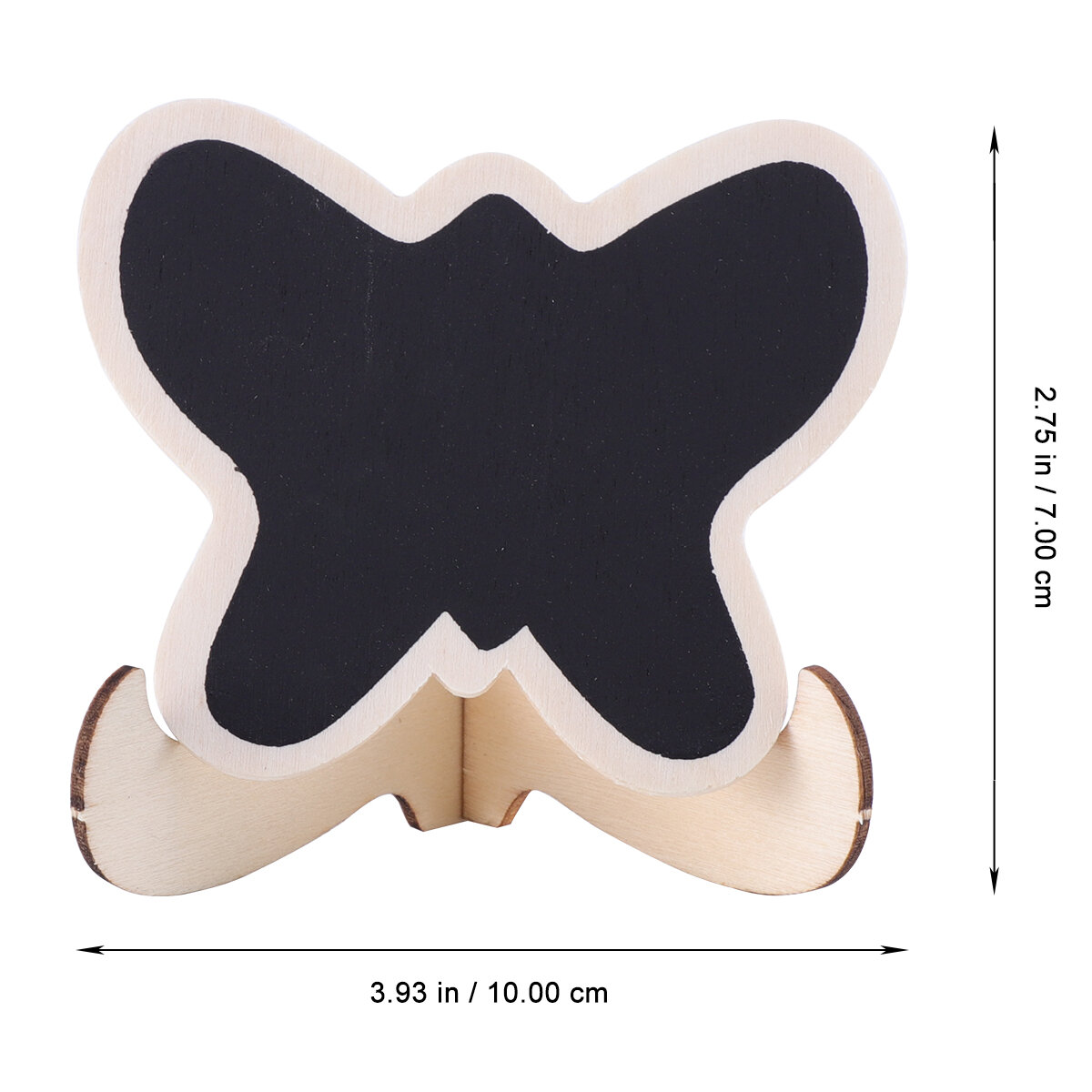 10 Шт Мини Деревянная Доска Черного Цвета Для Записей И Декора Размер 10X7X1Cm