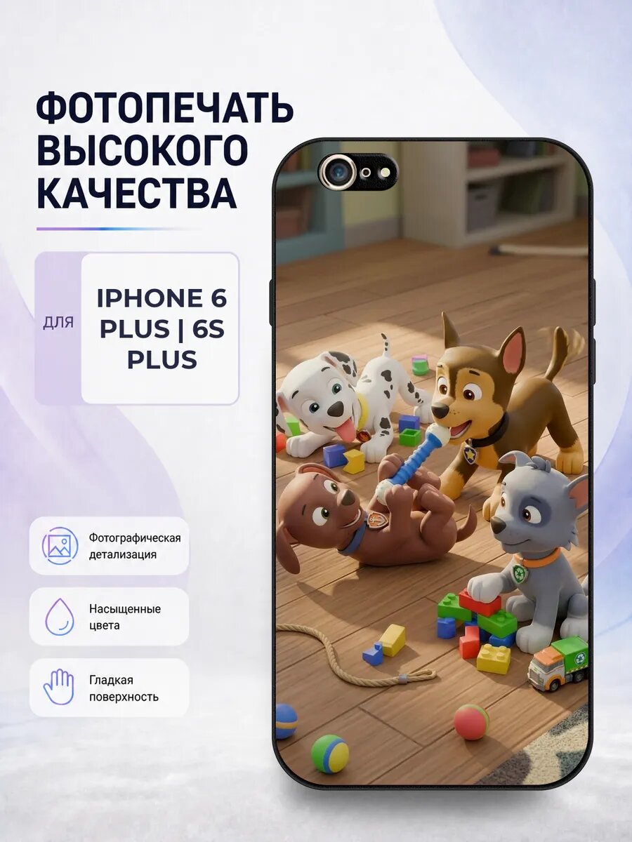Чехол на iPhone 6 Plus Щенячий патруль paw patrol щенки муль