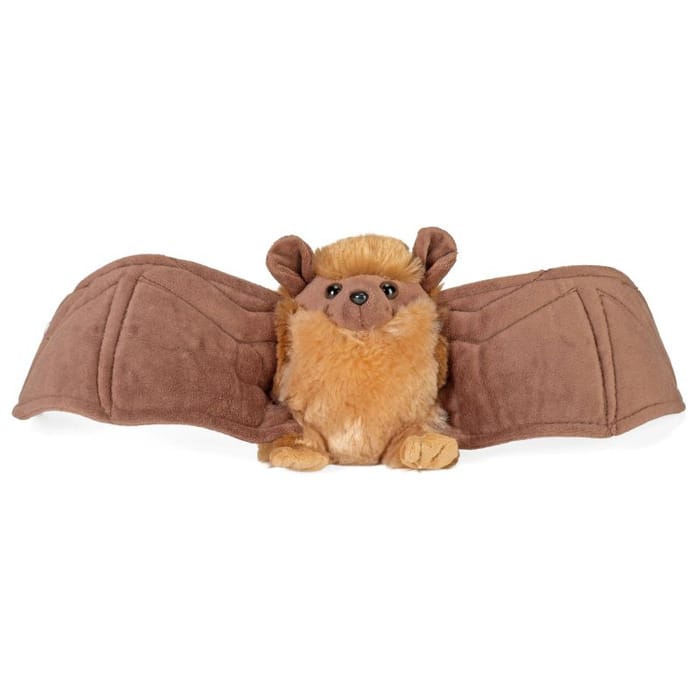 Мягкая игрушка Wild Republic Cuddlekins Mini летучая мышь, коричневый, 20 см