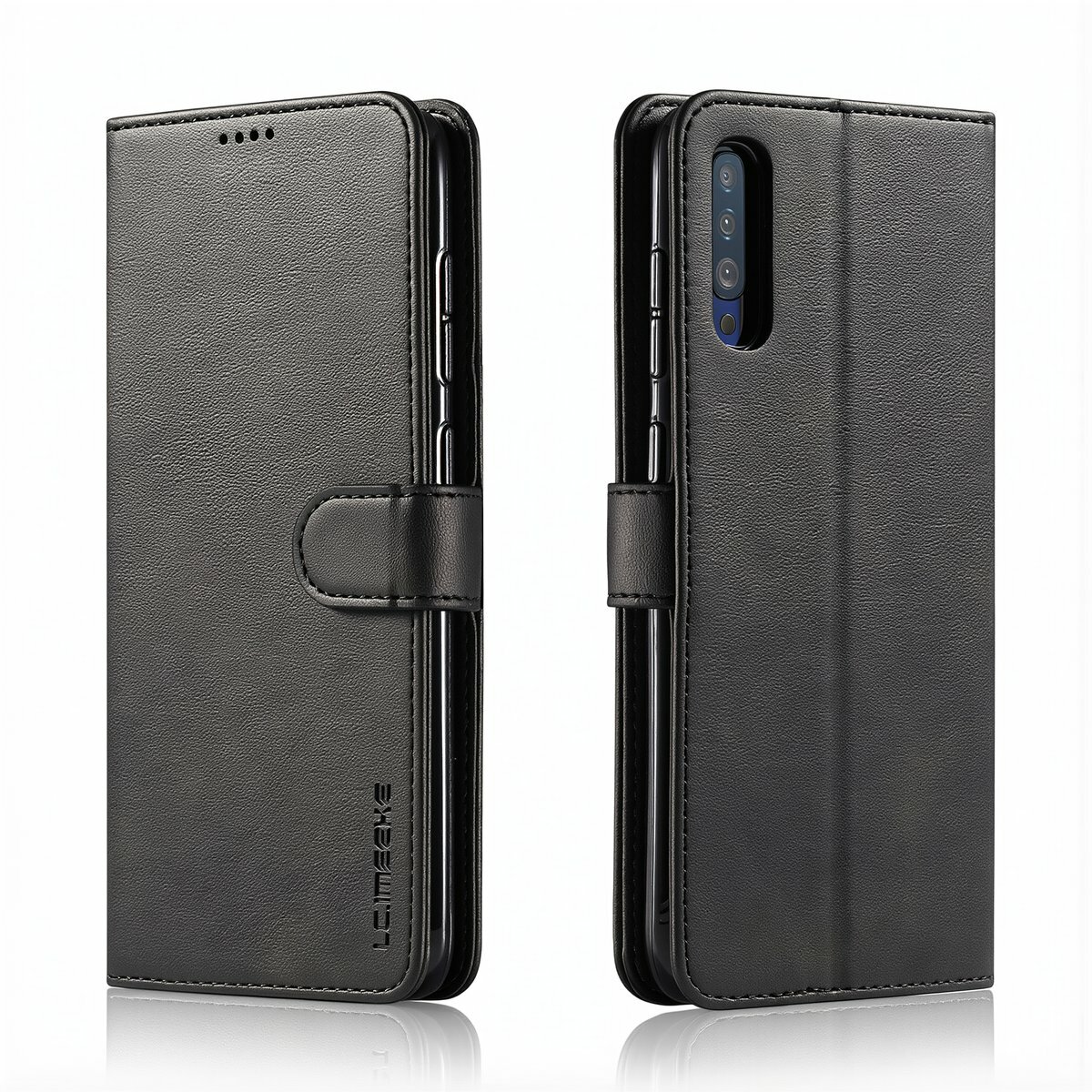 Чехол книжка для смартфонов Samsung Galaxy A50 A50S A30S из экокожи с карманом для карт, желтый, A56 5G