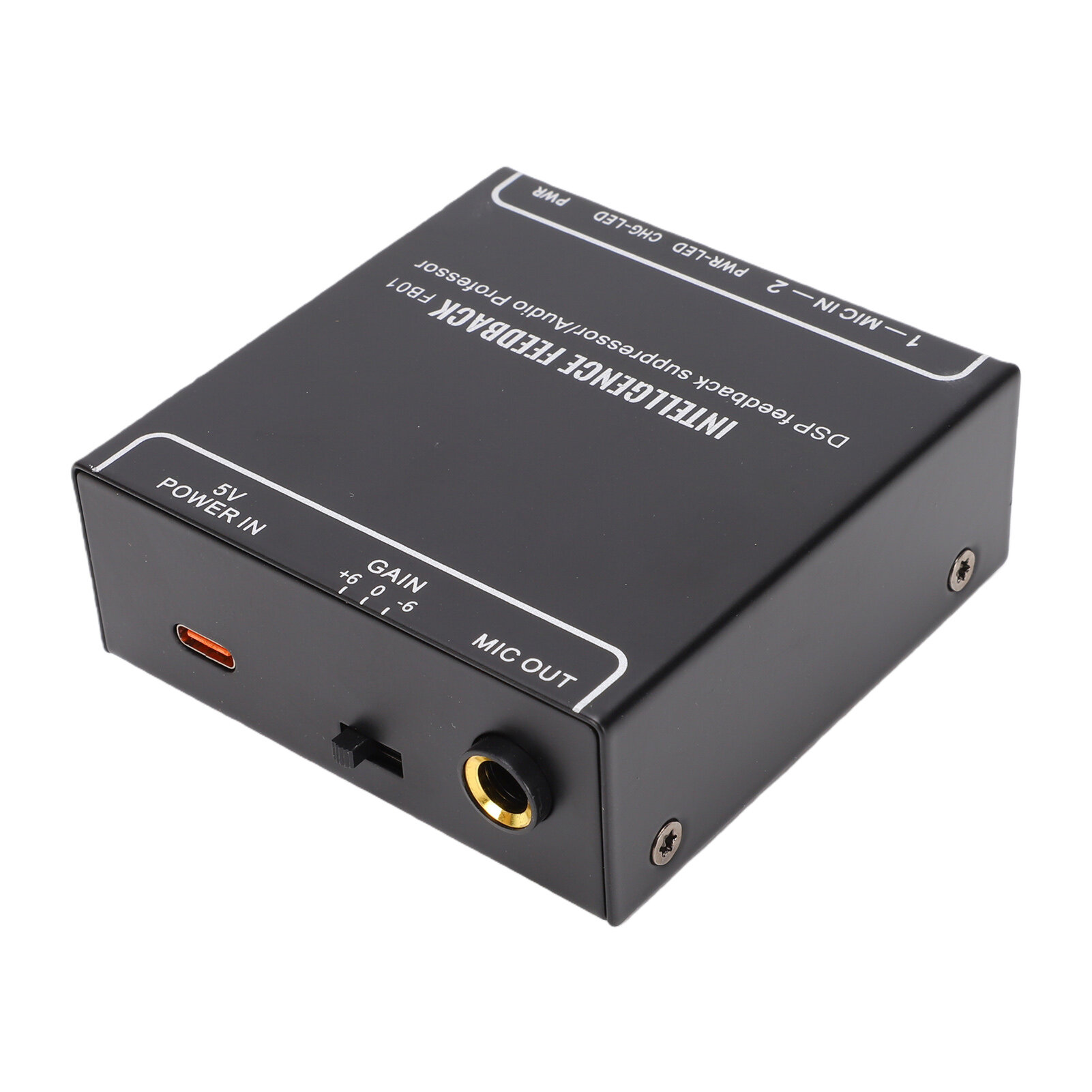 AI Feedback Eliminator, 40Hz-20kHz, с длительным сроком службы батареи, для конференций и KTV