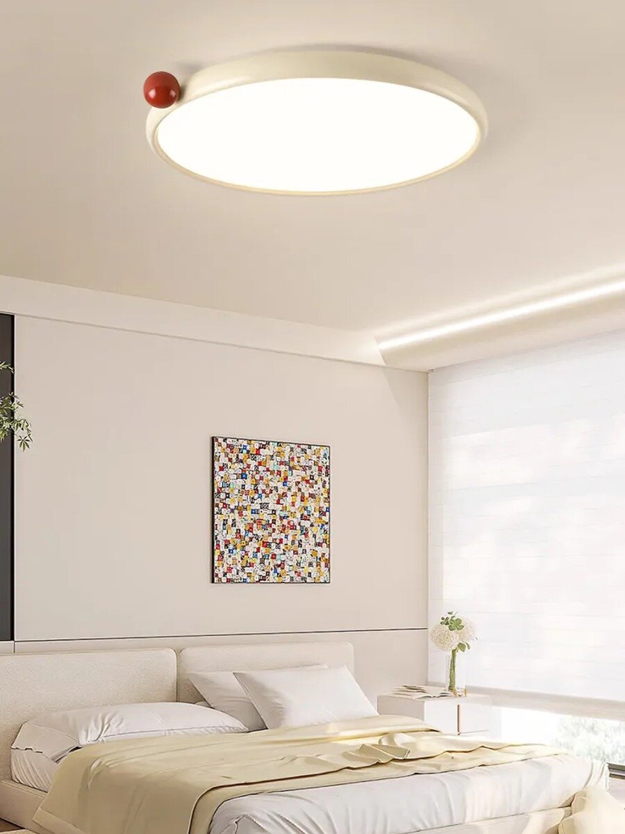 BARCATO Люстра, LED, 36 Вт, Макс. мощность ламп, Вт 36, Цвет кремовый, красный, прозрачный