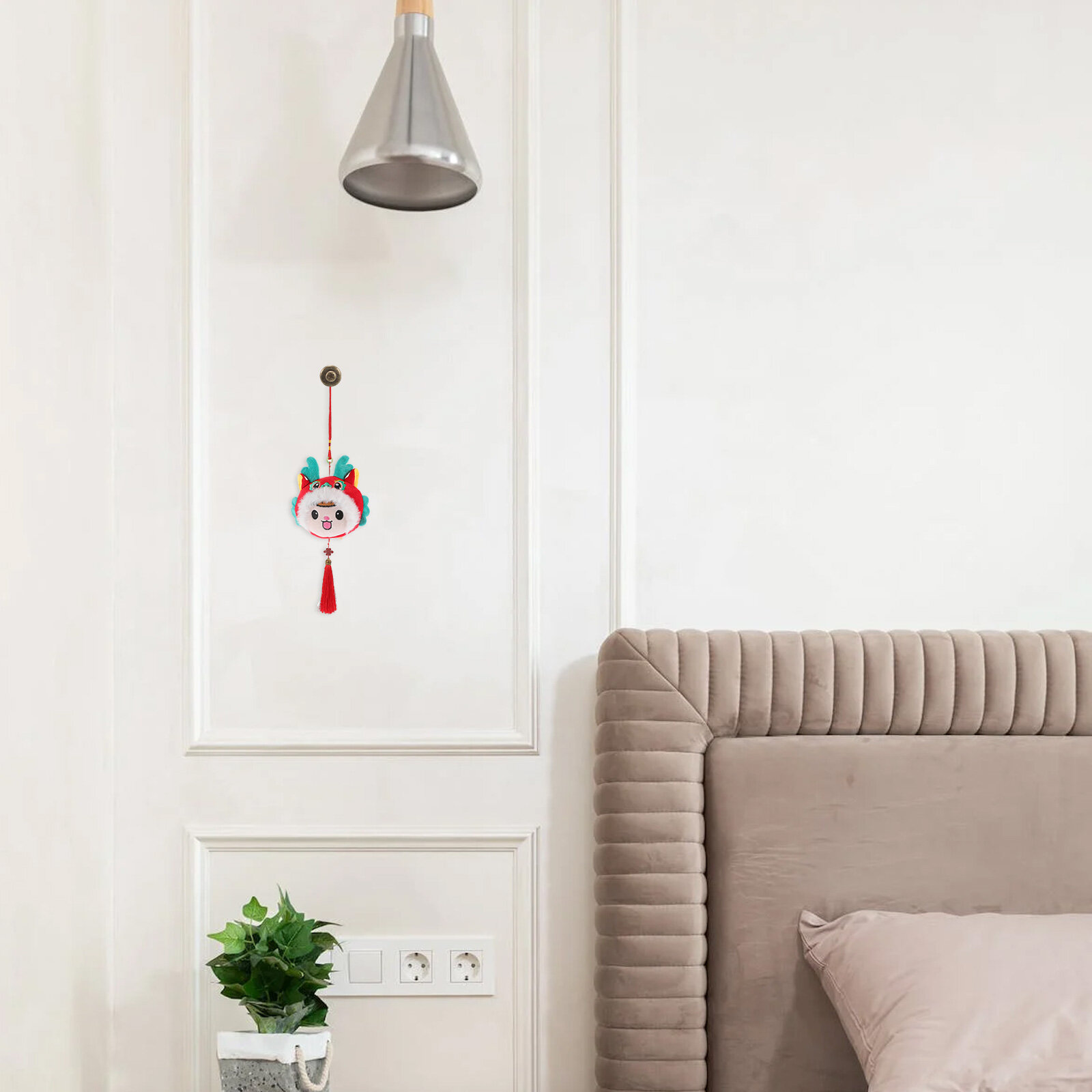 2 Шт Игрушка Висячий Амулет В Forme Дракона Подвеска Для Года Дракона 39.00X12.50X5.00Cm