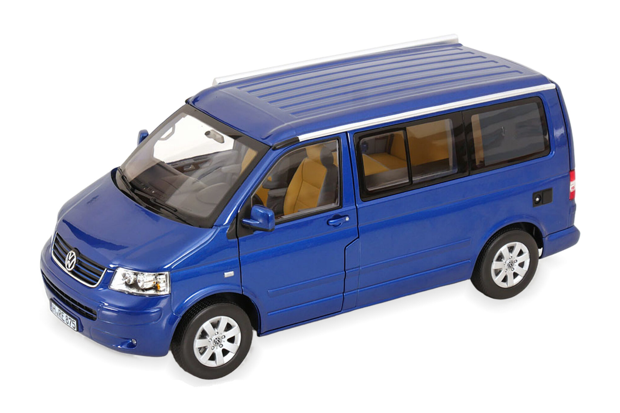 Модель коллекционная NOREV Vw volkswagen T5 bus california 2003 blue metallic