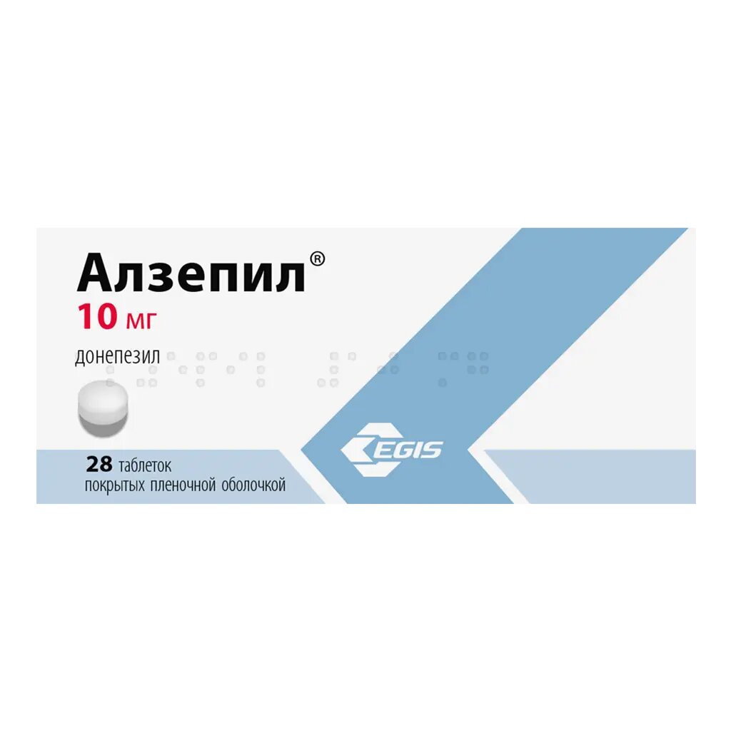 Алзепил таблетки покрыт. плен. об. 10 мг 28 шт