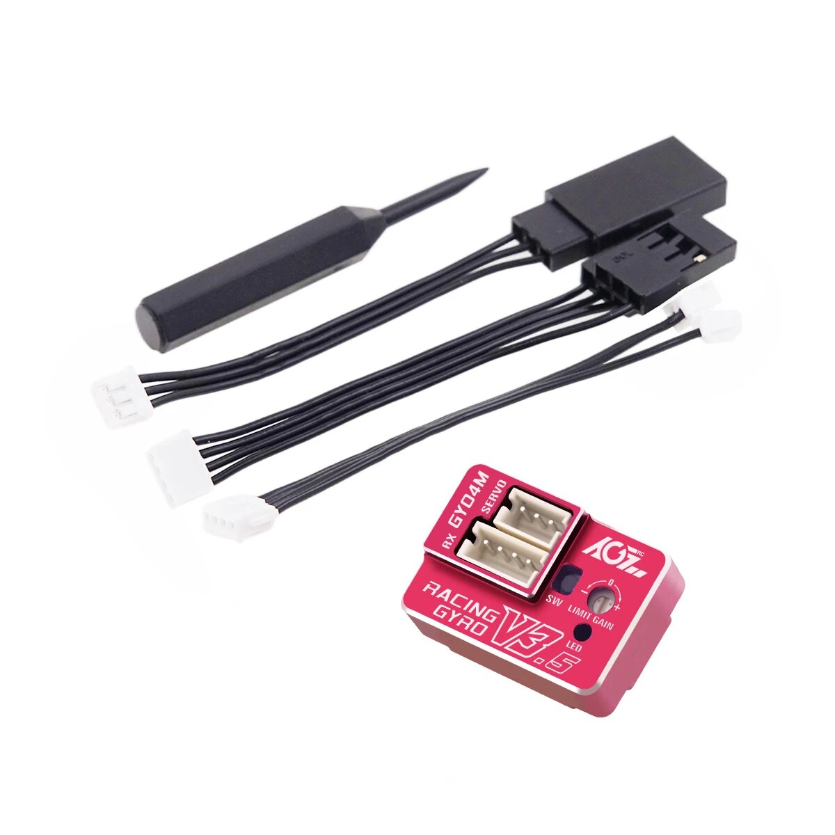 AGFRC GY04M V3.5 Розовый Гироскоп для Mini-Z