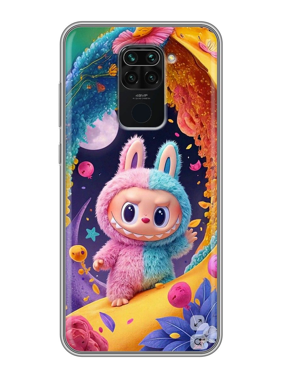 Чехол для Xiaomi RedMi Note 9 с принтом Labubu Лабубу на Сяоми Редми Нот 9