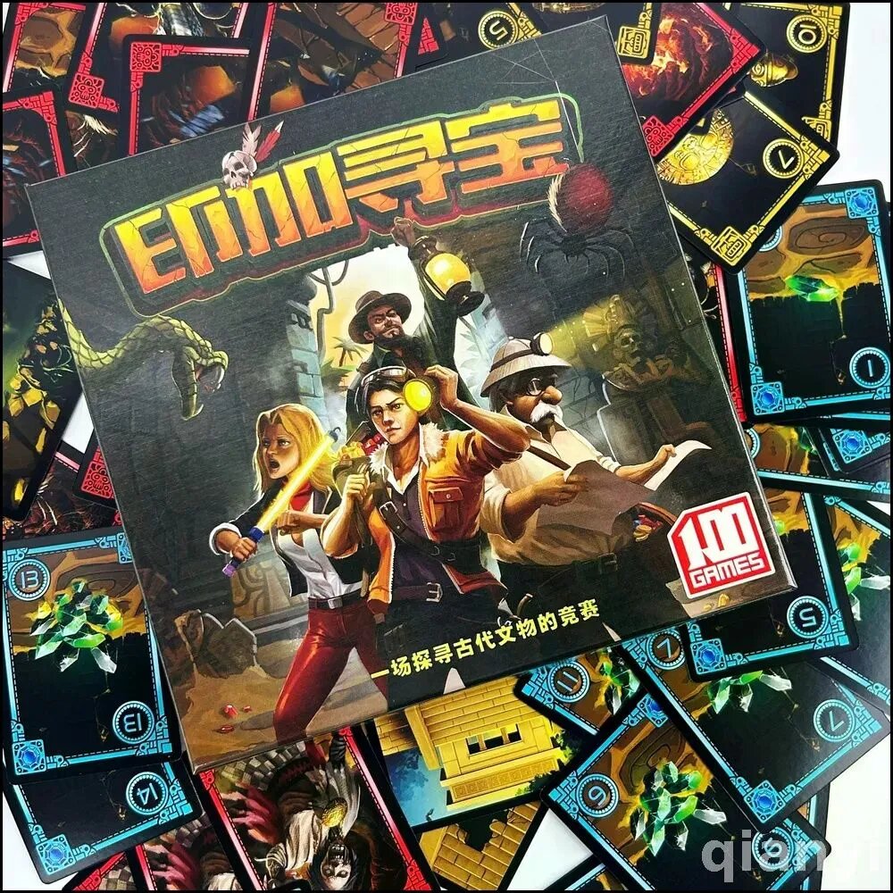Настольная стратегическая игра Incan Gold (Deluxe Edition): Идеально для вечеринок, для 3-8 игроков, длительность 20-40 минут.