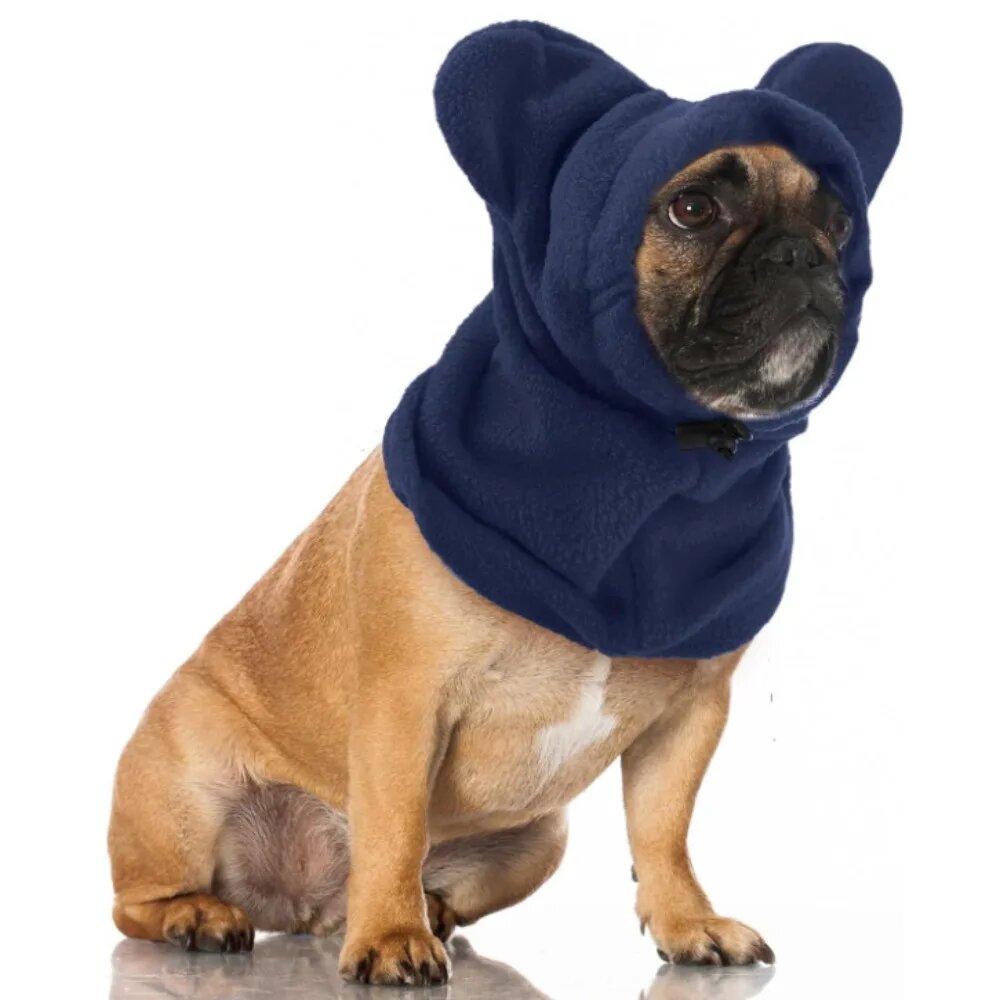 Флисовая шапка для собаки Red Dingo Dark Blue