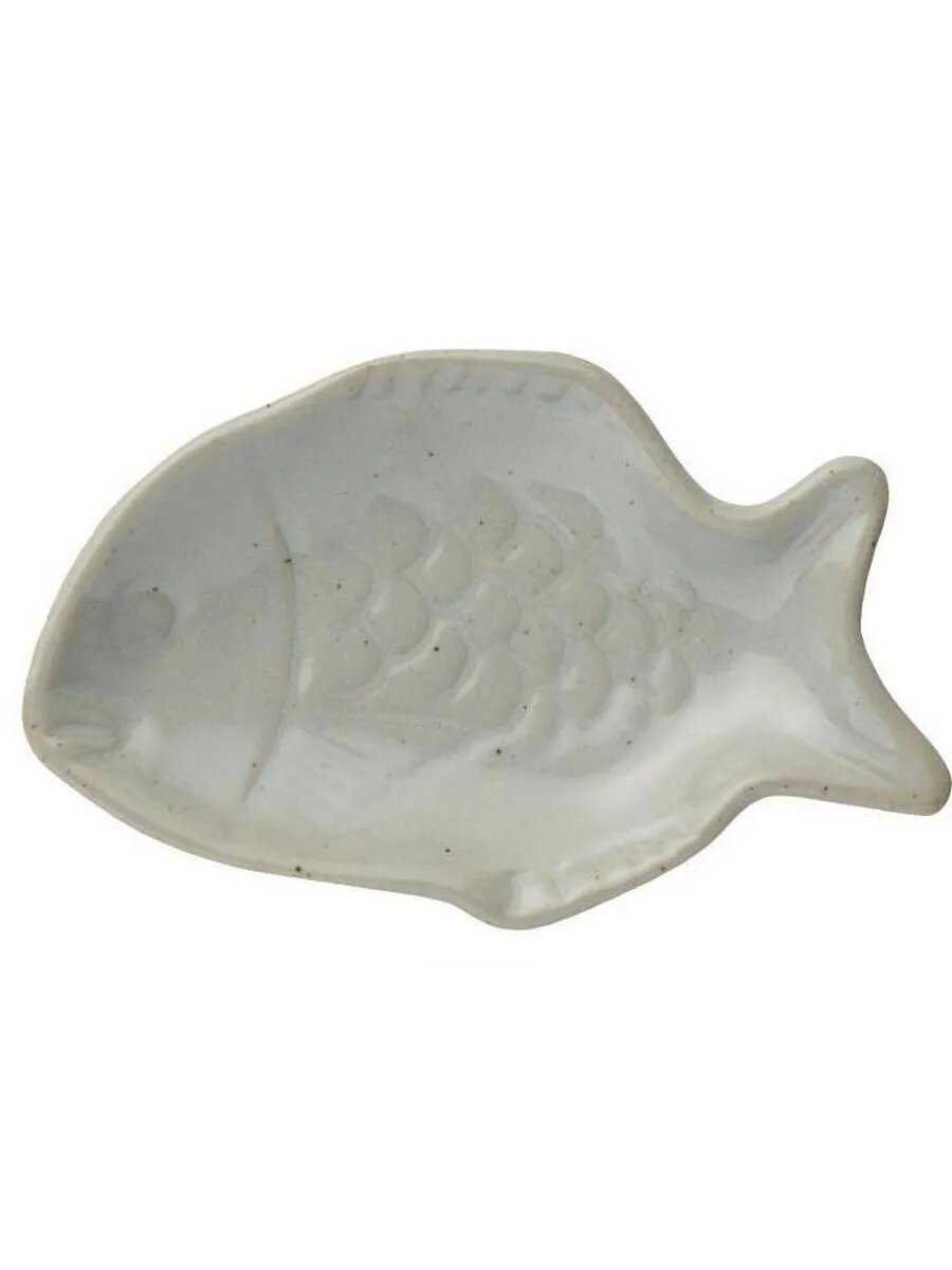 Тарелка fish-shaped, серая