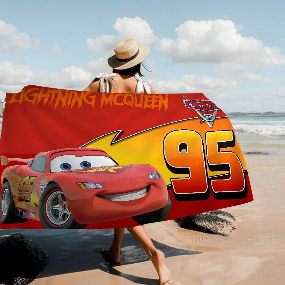 Детское пляжное полотенце C-Cars мультяшный рисунок Cotton 76x182cm, z10