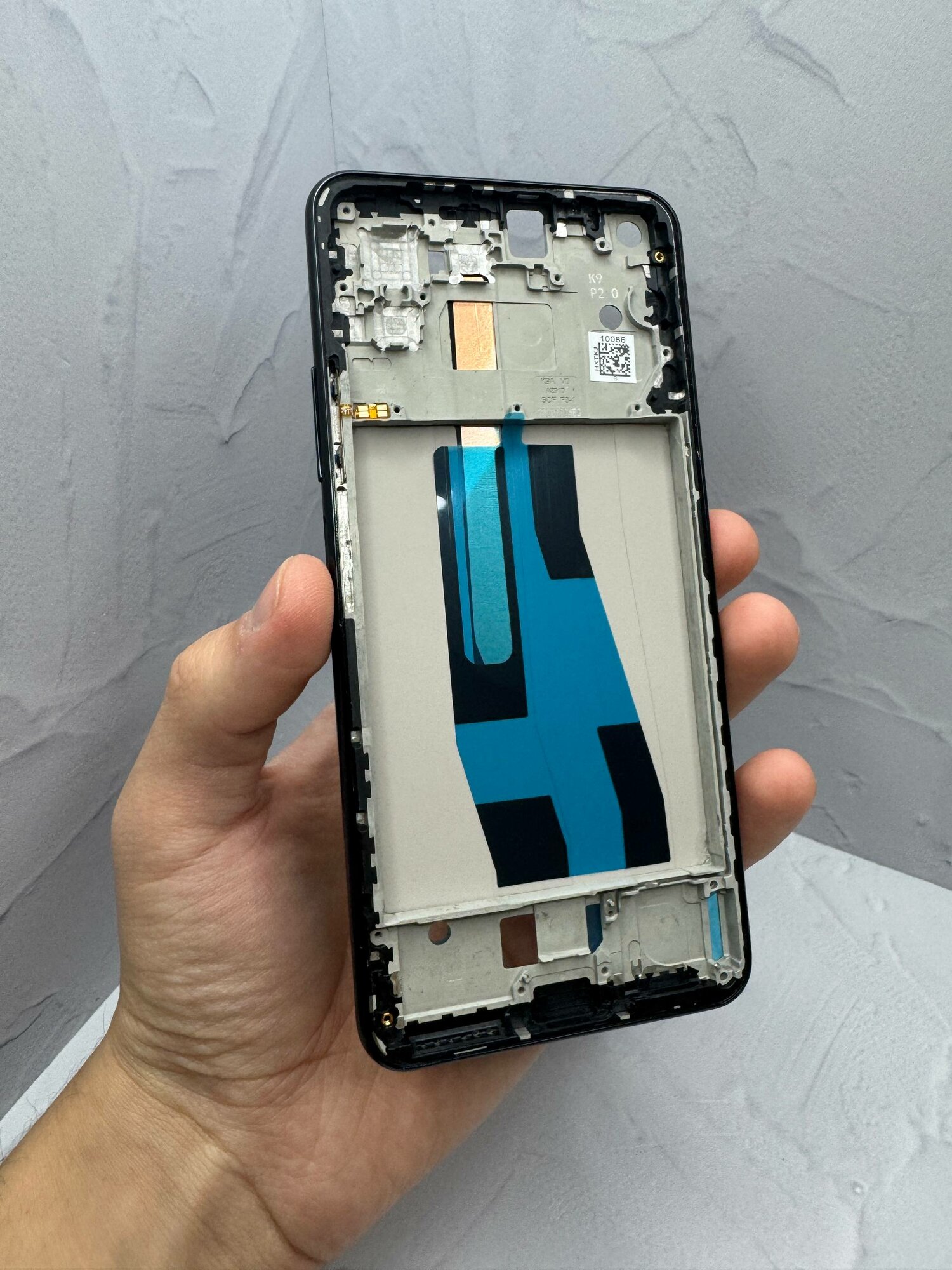 Рамка дисплея для Xiaomi 11 Lite 5G NE/Mi 11 Lite 4G/5G Черный