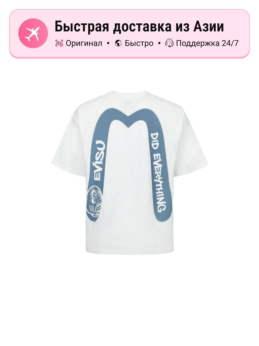 Футболка Evisu Crew Neck Moderate