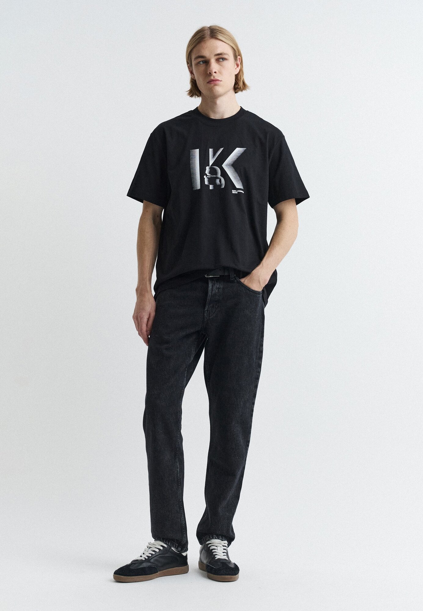 Футболка KARL LAGERFELD JEANS, 1 шт., размер XL, черный — фото 1