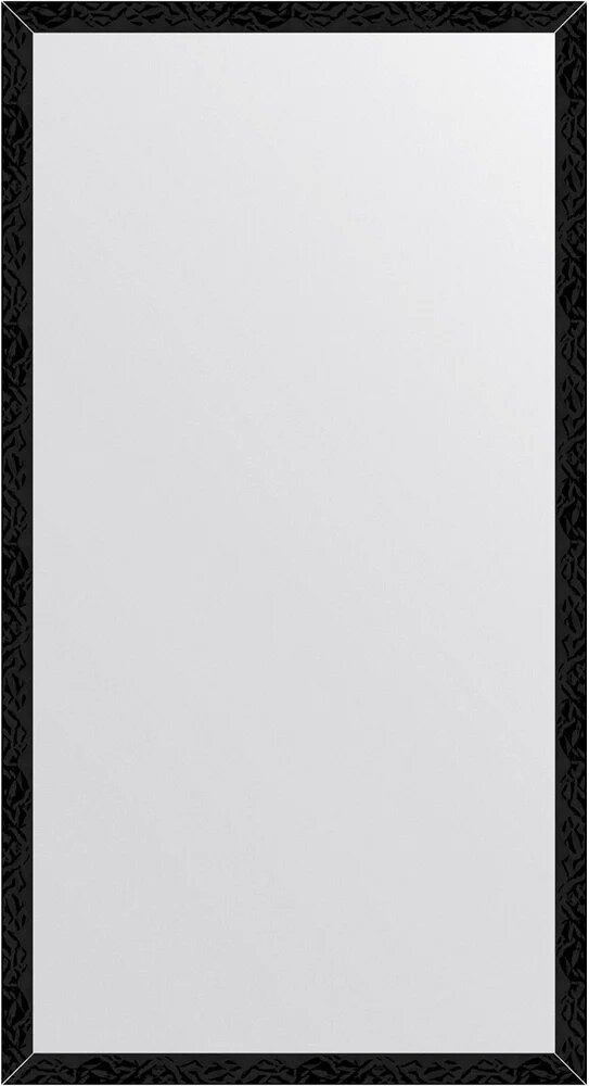Зеркало Evoform Definite BY 7486 59х109 59 см, черное, в современном стиле, зеркало настенное в ванную