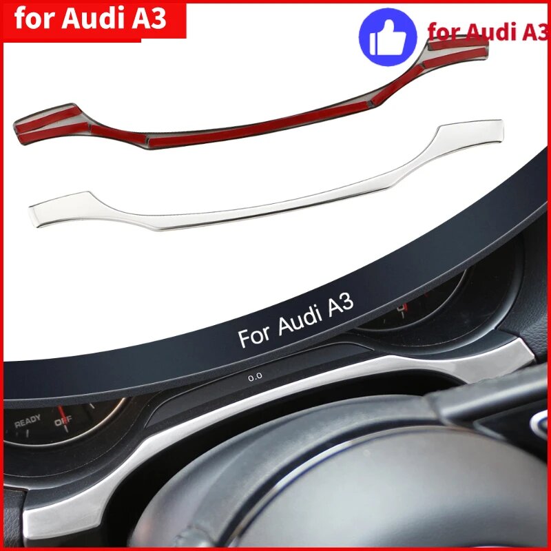Автомобильная фотопанель с отделкой для Audi A3 8V 2013 2014 2015 2016 2017 2018 2019 аксессуары из нержавеющей стали