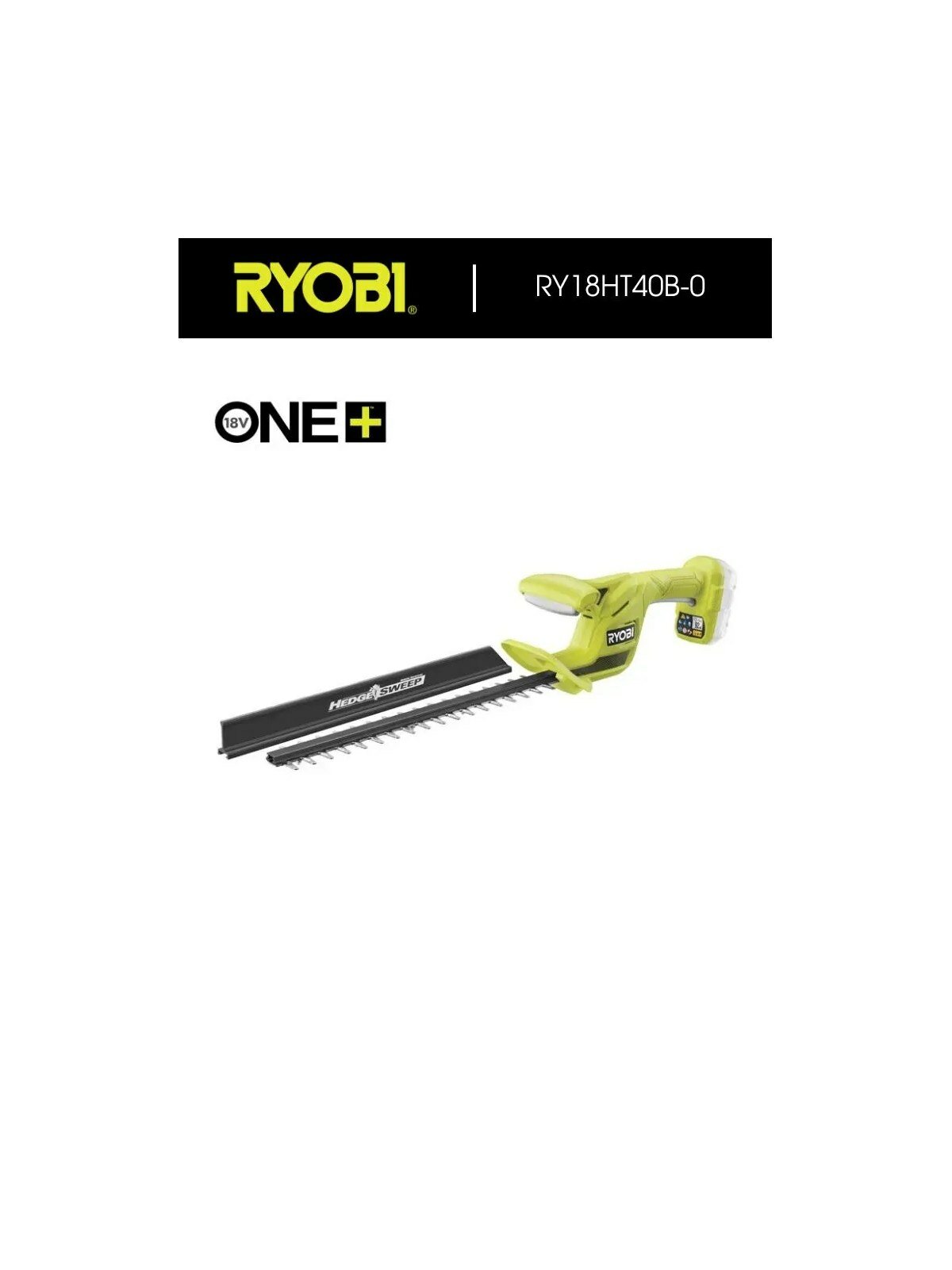 Кусторез аккумуляторный Ryobi RY18HT40B-0 ножницы садовые 40 см 18V арт. 5133006891