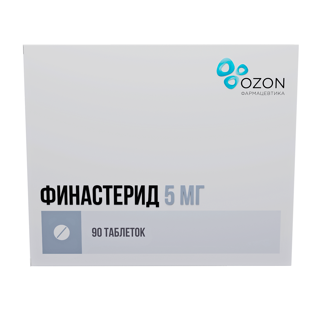 Финастерид таблетки покрыт. плен. об. 5 мг 90 шт