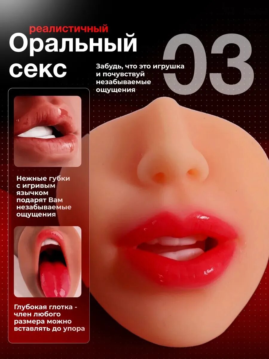«Карманная вагина» для мужчин, реалистичный мастурбатор «3 в 1» с имитацией рта, влагалища и ануса, секс-игрушка для мужчин с глубокой 3D