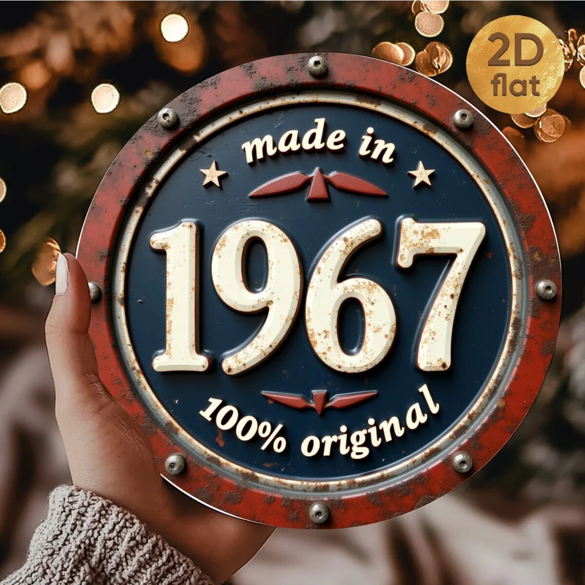 Металлическая табличка CIFBUY 1967 года