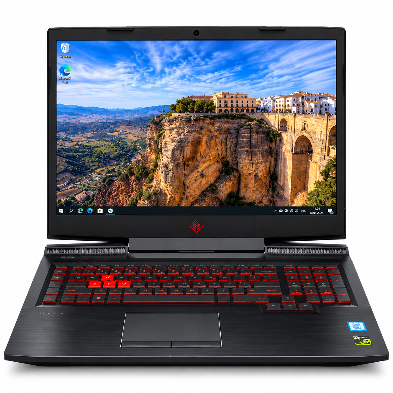 Ноутбук HP OMEN 17-an013TX i7-7700HQ/16Gb DDR4/GTX 1060 6Gb/512Gb SSD/17.3"