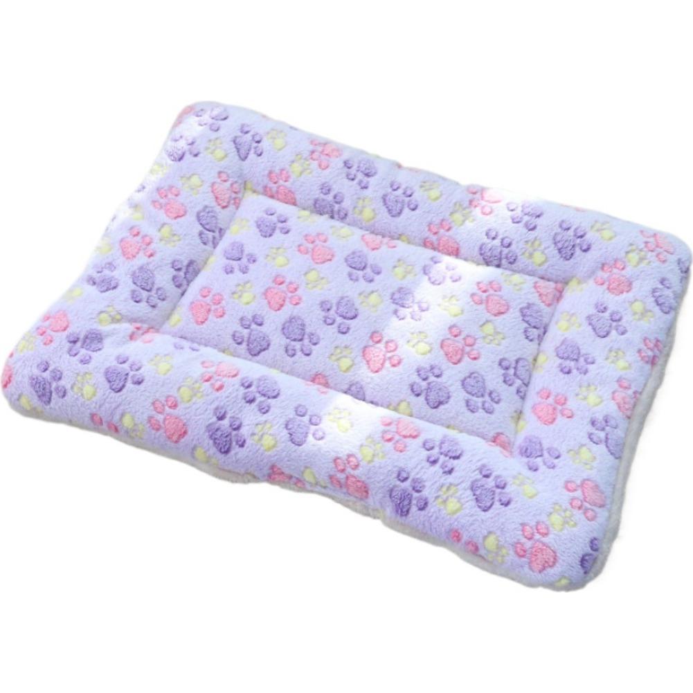 Теплый плюшевый коврик из кораллового флиса для кошек на зиму.48cm
