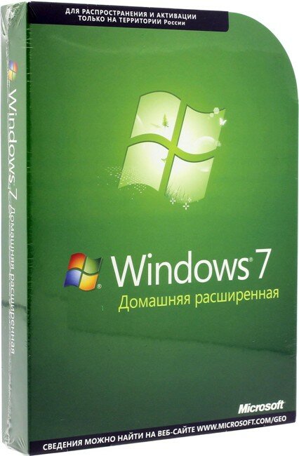 Microsoft Windows 7 Home Premium Russian DVD