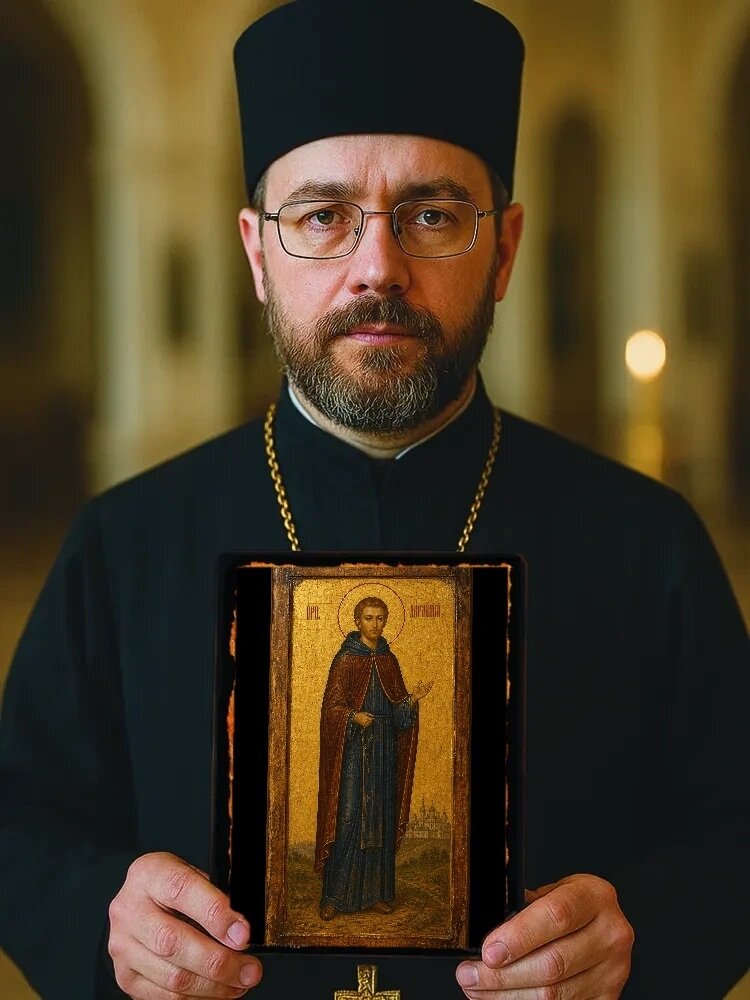 Икона Преподобный Аврамий (Авраамий) Печенгский, Вологодский