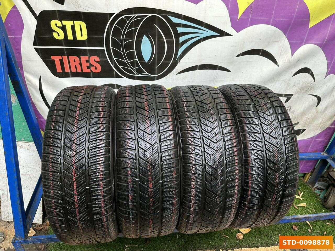 Комплект (4 шт) зимних БУ шин Pirelli Scorpion Winter 235/60 R18 40% износ 8382695262
