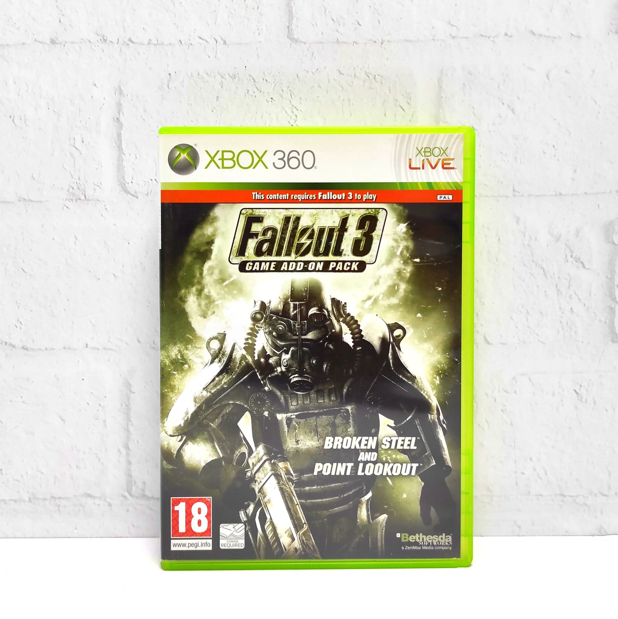 Fallout 3 Game Add On Pack Английский язык Видеоигра на диске Xbox 360