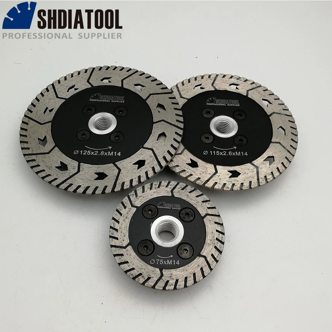 Диски для плиткореза SHDIATOOL 115 мм, M14, для мрамора и гранита