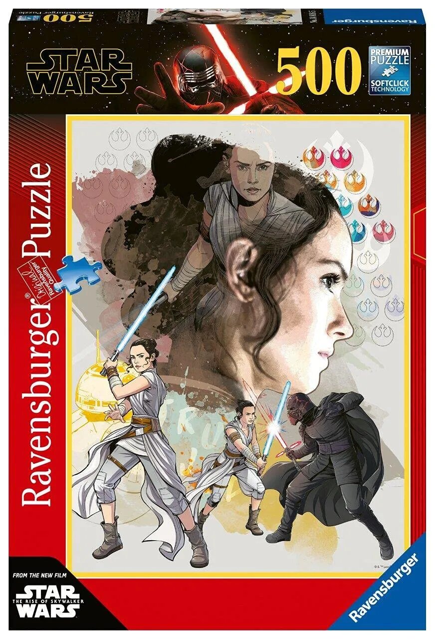 Пазл Ravensburger 14816 Star Wars Рей Скайуокер, 500 деталей, для детей