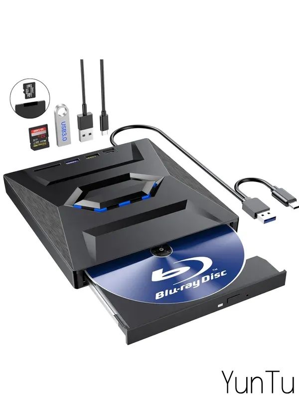 Внешний привод Blu-Ray, устройство записи/ чтения Bluray Player