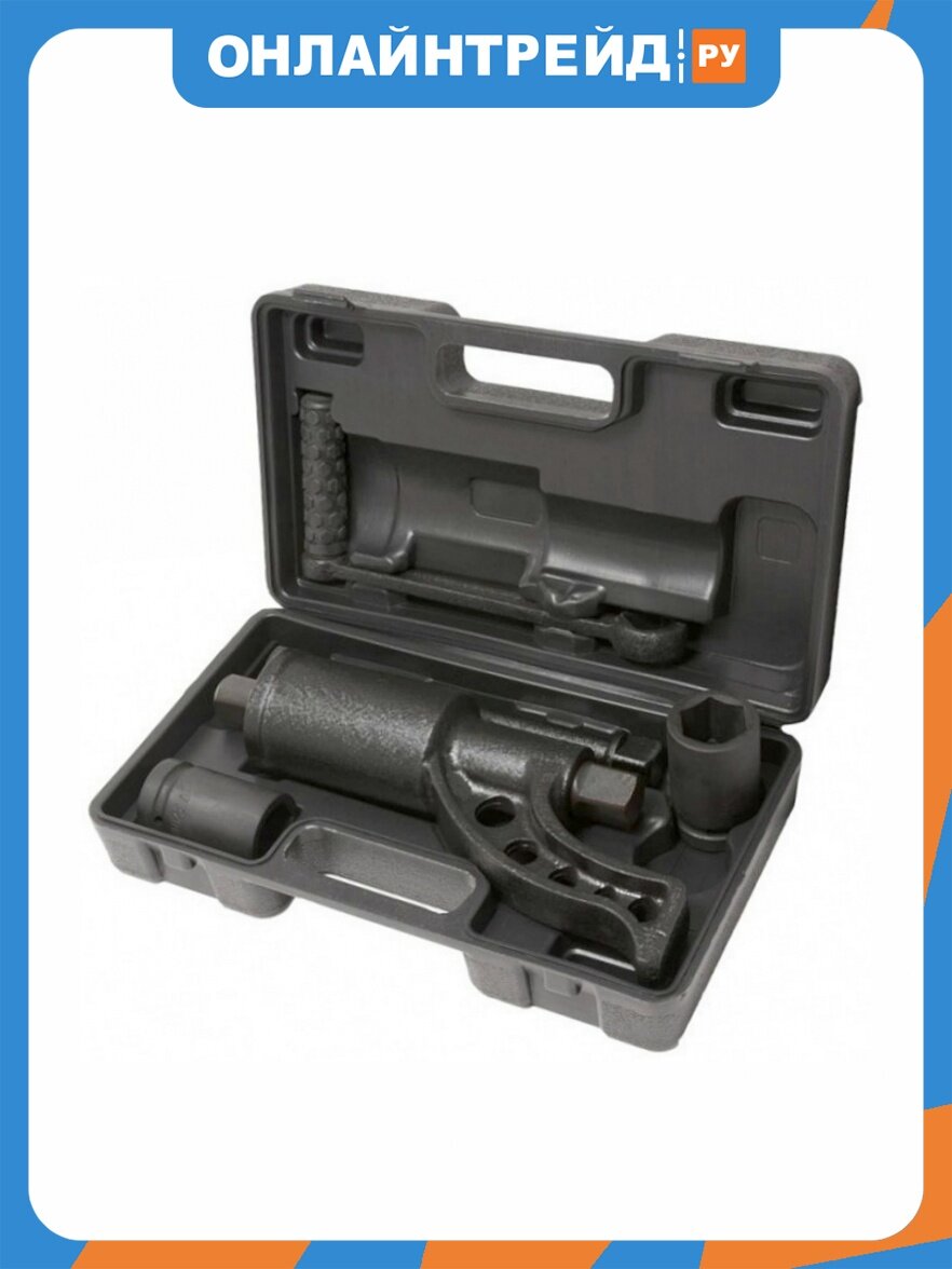 Гайковерт ручной Rock Force RF-3411277 4800Hм, с редуктором, комплект головок 32,33мм длина 270мм