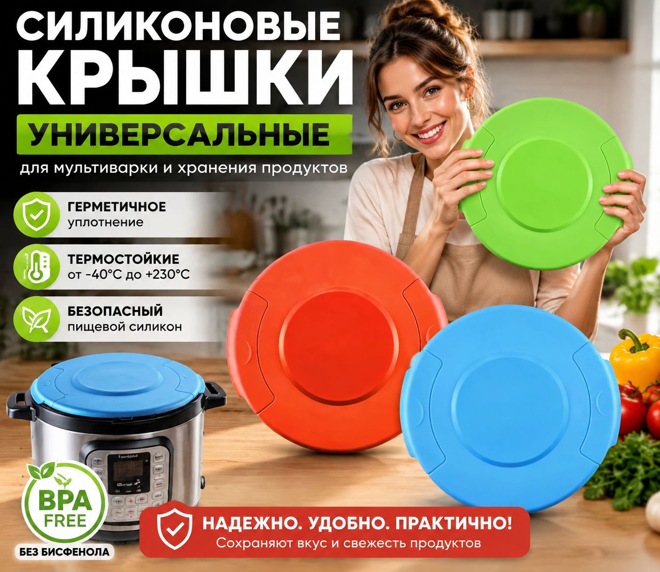 Крышка для подачи блюд 25.5 см 1 шт