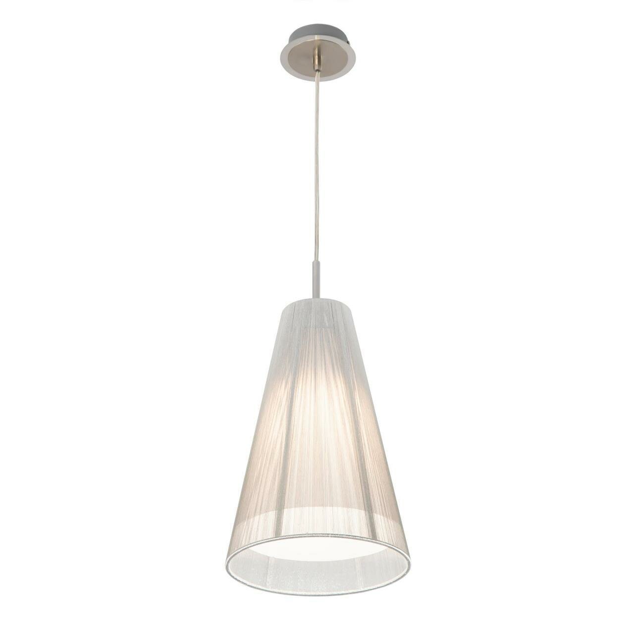 Подвесной светильник Citilux CL936003, E27, 75 Вт, хром/белый