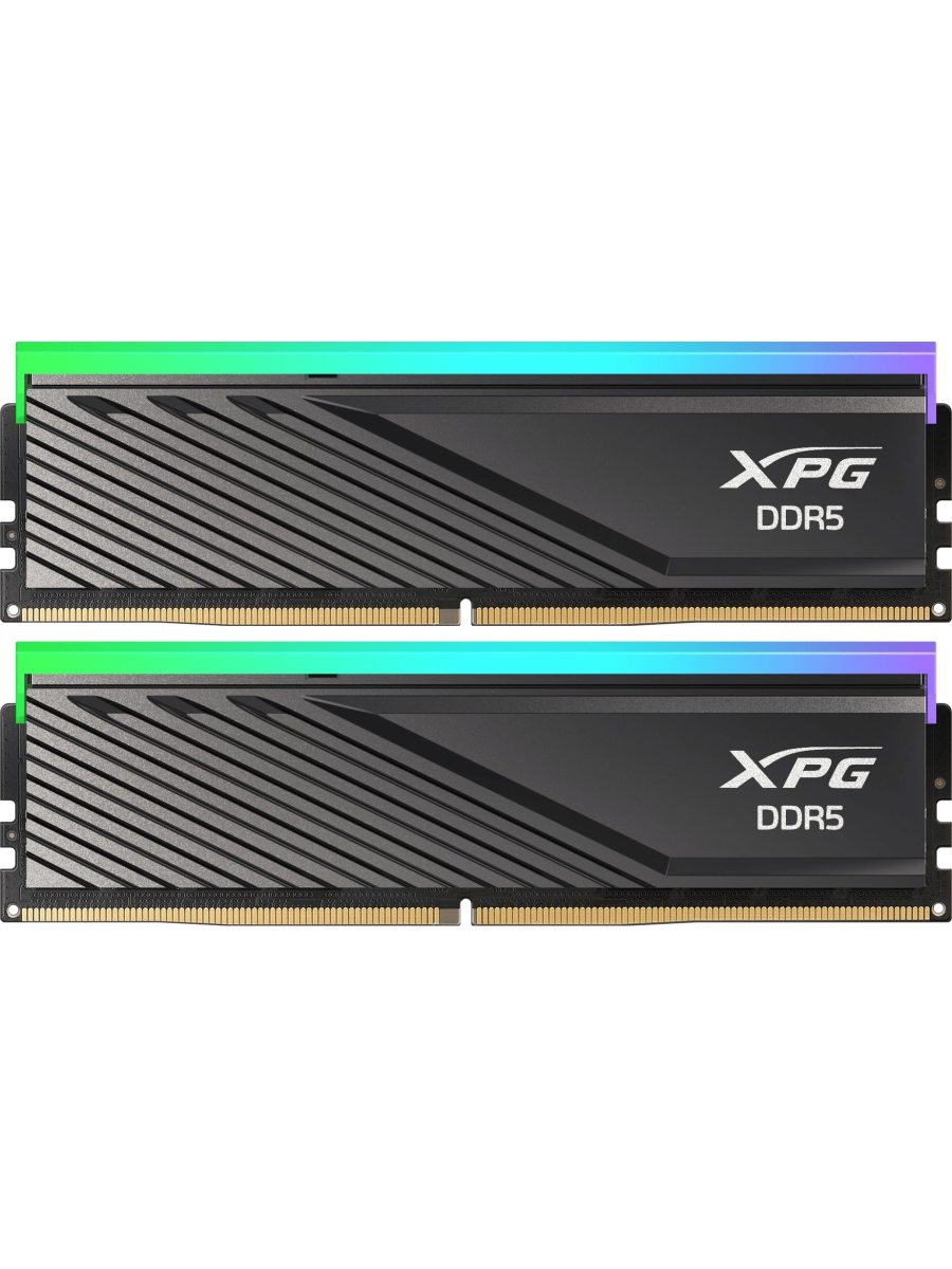 Память DDR5 2x8GB 5600MHz A-Data AX5U5600C468G-DTLABRBK XPG Lancer Blade RGB RTL Gaming PC5-44800 CL46 DIMM ECC 288-pin 1.1В kit single rank с радиатором RTL