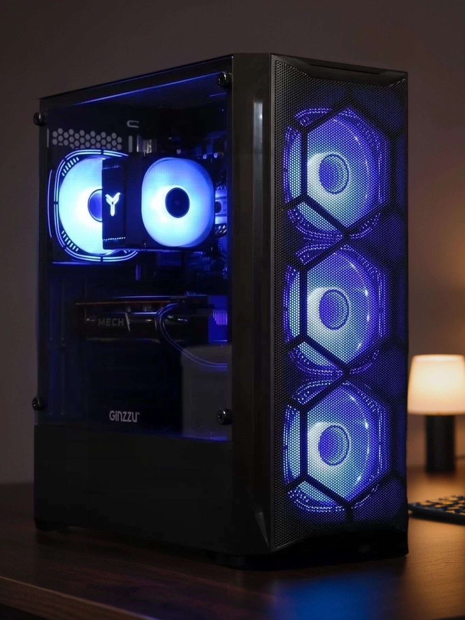 Системный блок KWIK nv3 (Intel Core i7-9700, ОЗУ 32 ГБ, SSD 512 ГБ, AMD Radeon RX 580 8 ГБ, Windows 11 Pro), хром