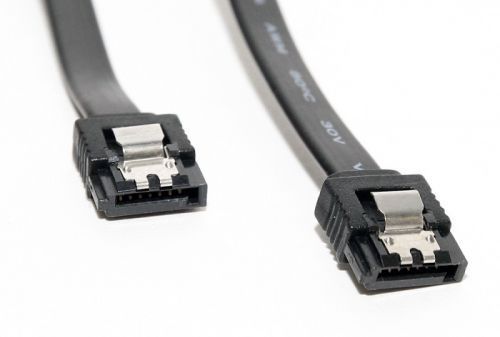 Кабель для компьютерной периферии SATA/eSATA 7-pin/SATA/eSATA 7-pin, 0.4 м, черный