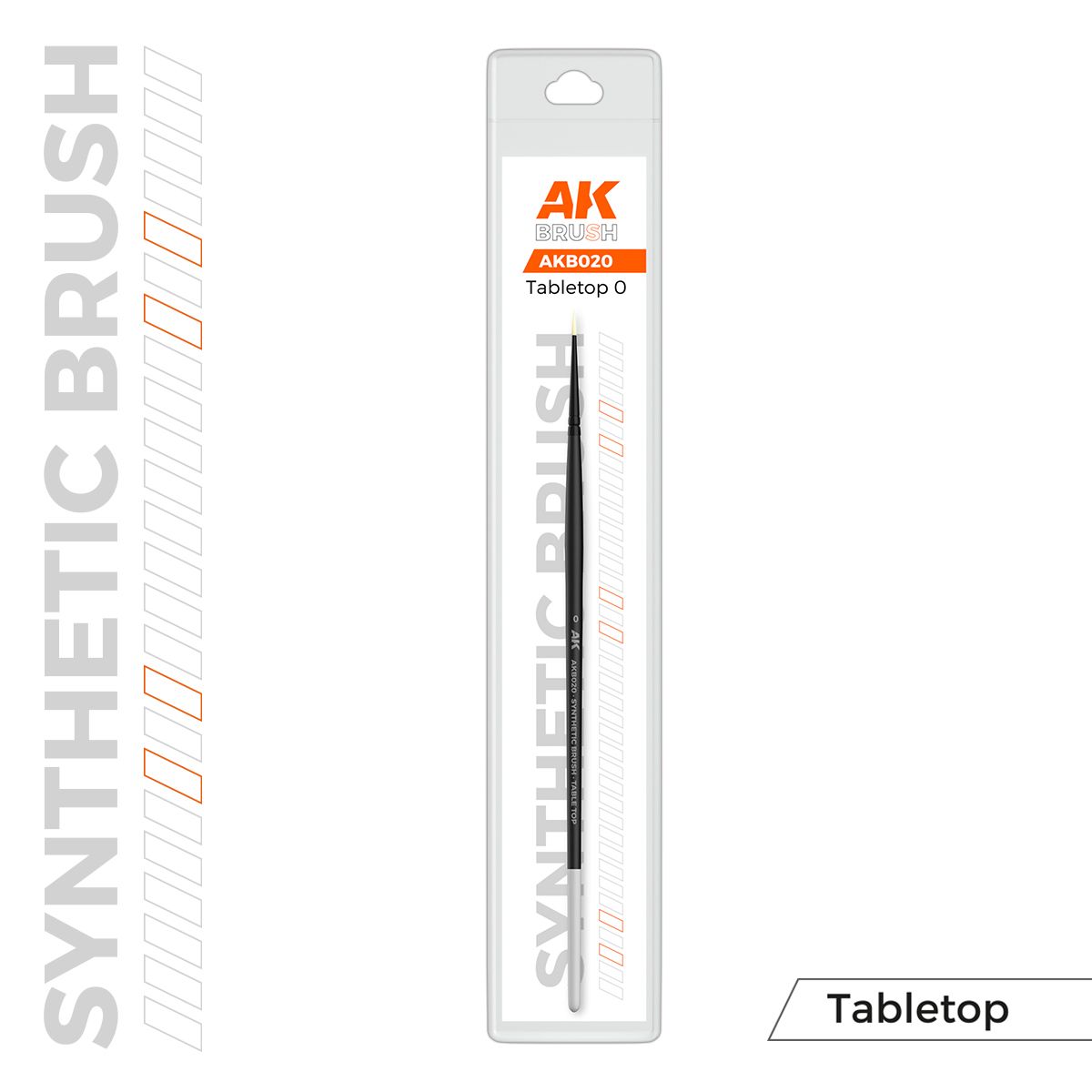 Кисточка для моделирования AK Interactive Synthetic Tabletop Brush 0