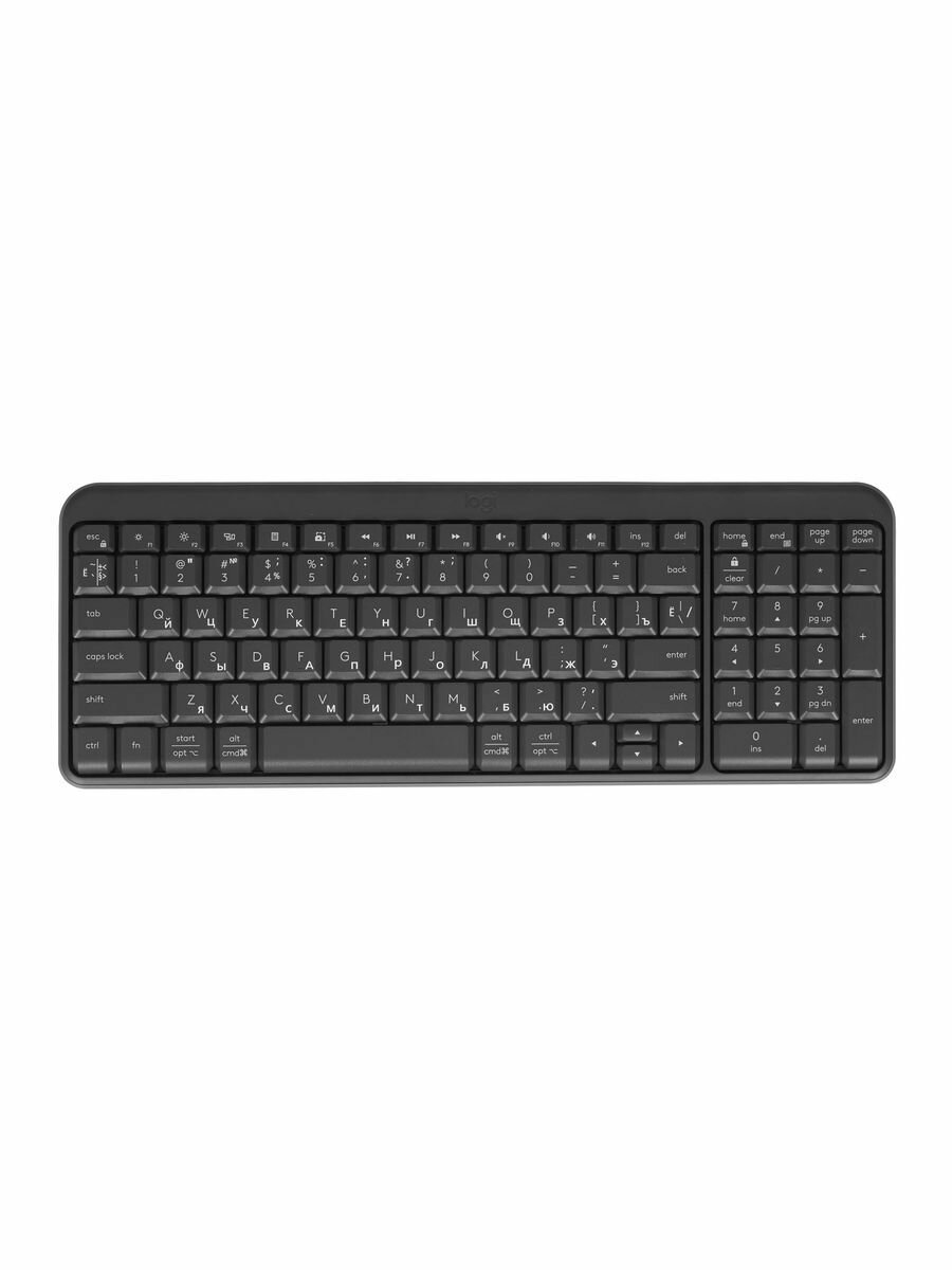 920-013363 K251 Compact, Беспроводная клавиатура, с гравировкой русской раскладки, черная